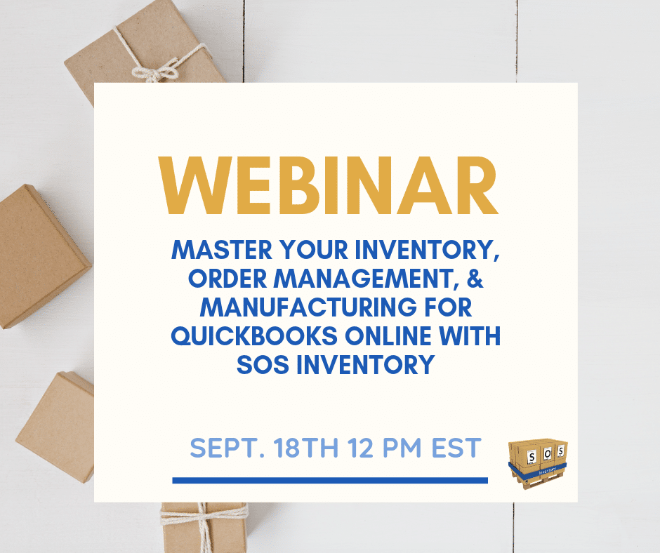 Webinar Announcement - SOS Inventory